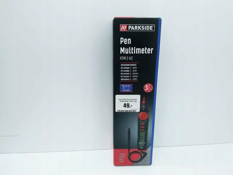 MULTIMETR CĘGOWY PARKSIDE PZM 2 A2 - 12349507714 - oficjalne archiwum Allegro