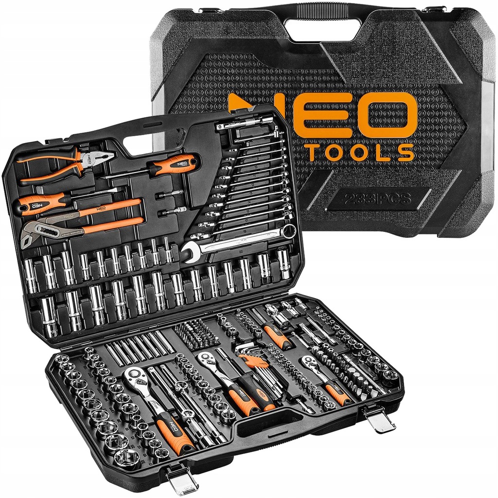 Zestaw kluczy nasadowych NEO 233el. 08-681 - 12589929581 - oficjalne archiwum Allegro