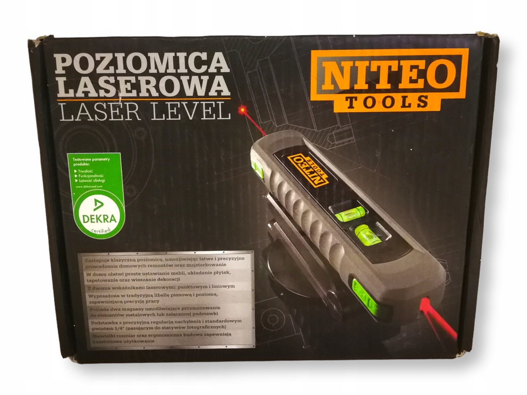 POZIOMICA LASEROWA NITEO TOOLS - 13120021149 - oficjalne archiwum Allegro