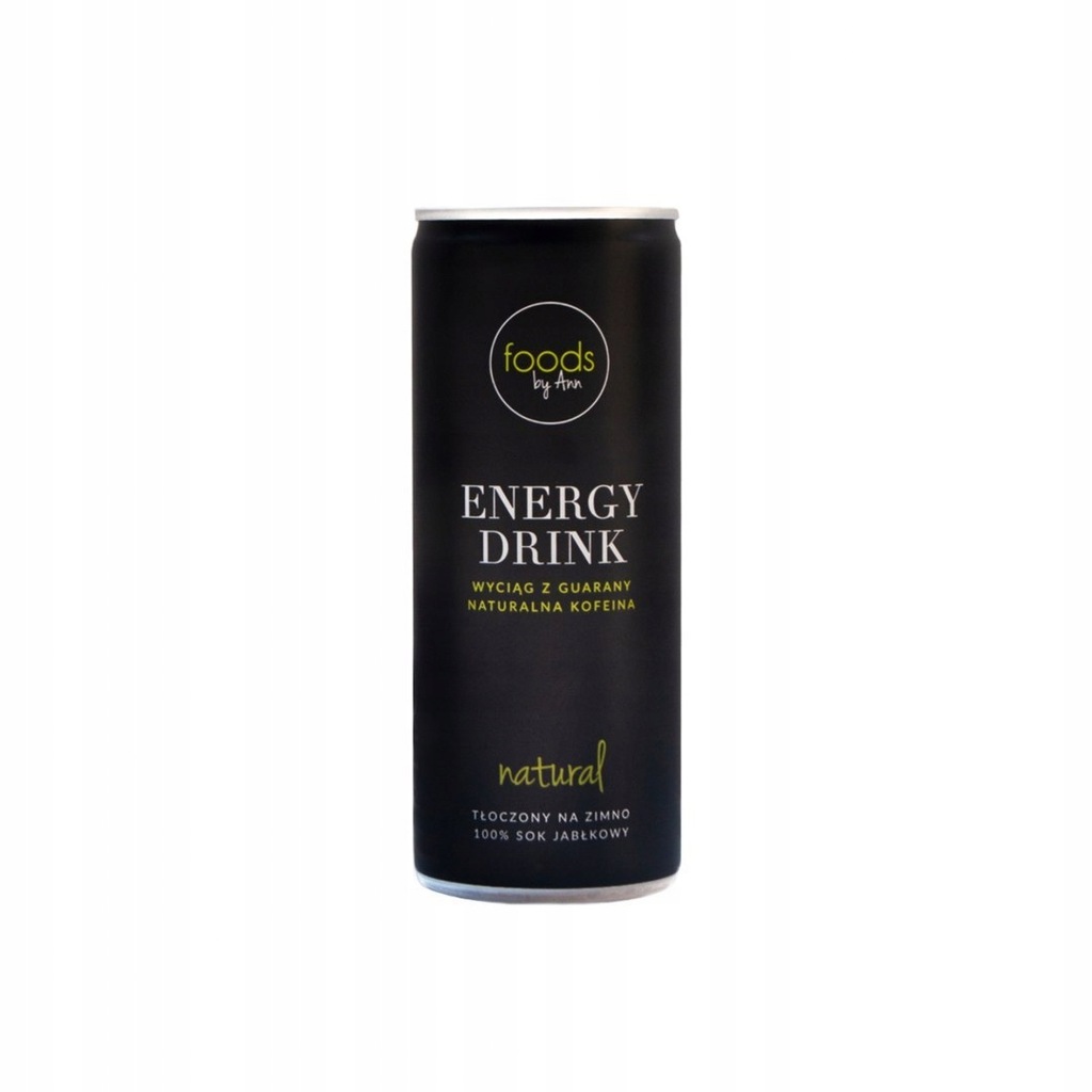 FOODS BY ANN NATURAL ENERGY DRINK 250ml ENERGETYK - 9653820512 ...