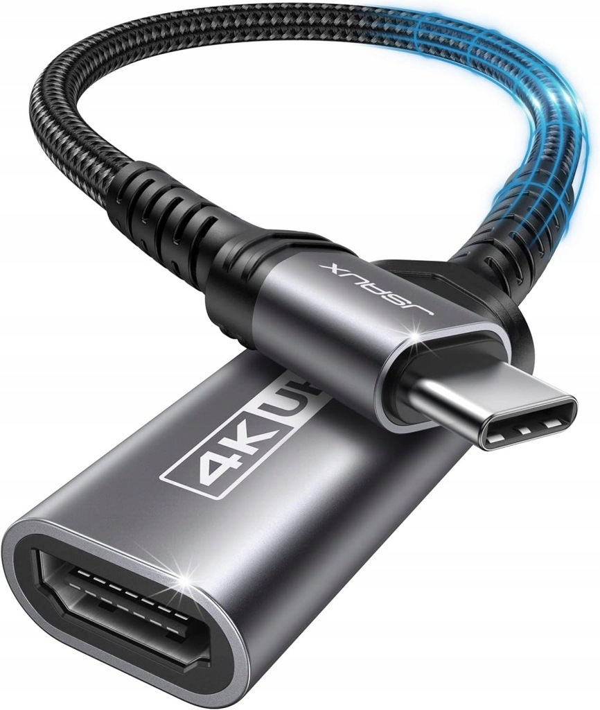 JSAUX ADAPTER USB C na HDMI żeński 4K PRZEJŚCIÓWKA - 14939677161 ...