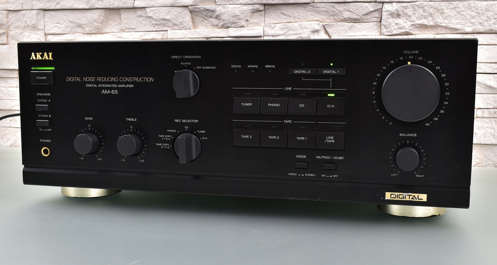 AKAI AM-65 Wzmacniacz stereo z przetwornikiem DAC - 14497647354 ...