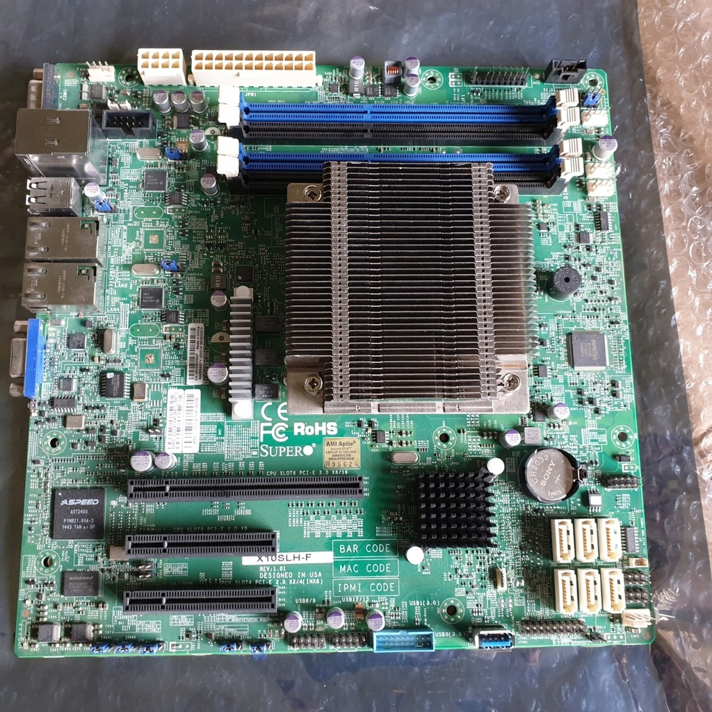 Płyta główna Supermicro MBD-X10SLH-F Micro ATX - 12997755089 ...