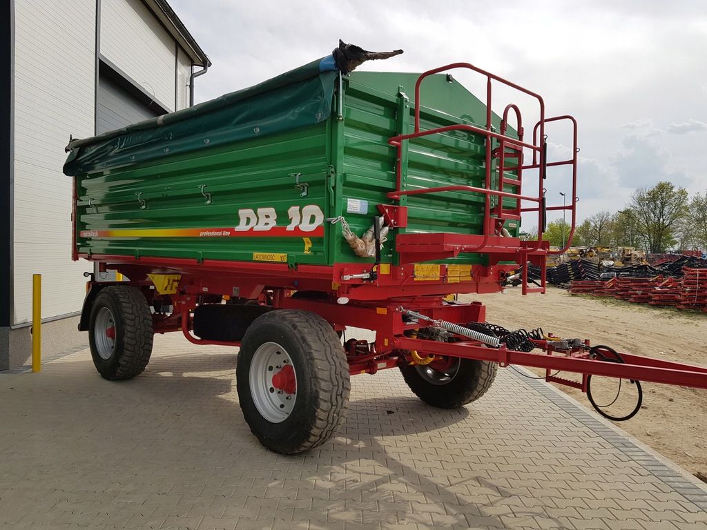 NOWA PRZYCZEPA ROLNICZA METAL-TECH 10T DB10 RATY - 9211041377 - oficjalne archiwum Allegro