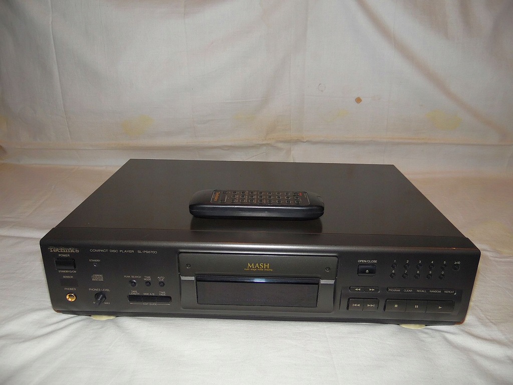 Odtwarzacz CD Technics SL-PS670D MASH z pilotem!!! - 12590218008 - oficjalne archiwum Allegro