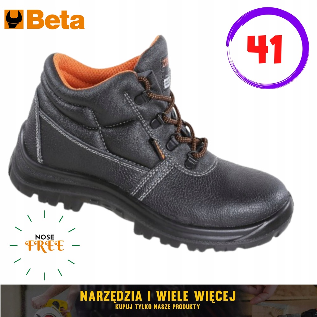 Buty robocze BETA 7243FT O2 FO SRC bez noska 41 - 11308393217 ...