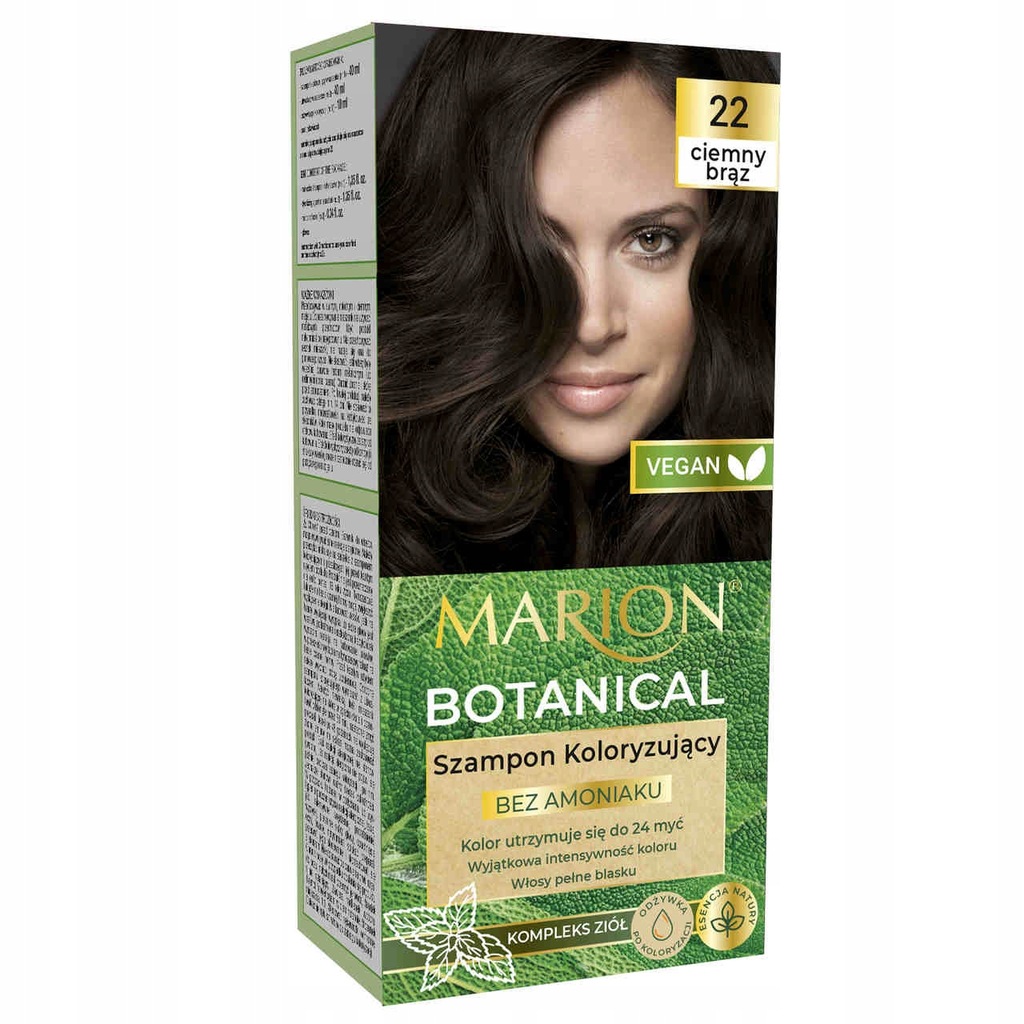 MARION Szampon koloryzujący BOTANICAL Ciemny Brąz - 14086132943 ...