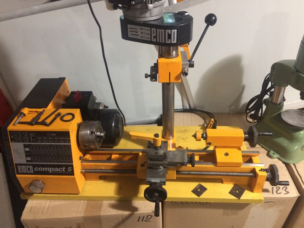 Emco Compact 5 z posuwem+ przystawka rarytas - 12356961059 - oficjalne ...