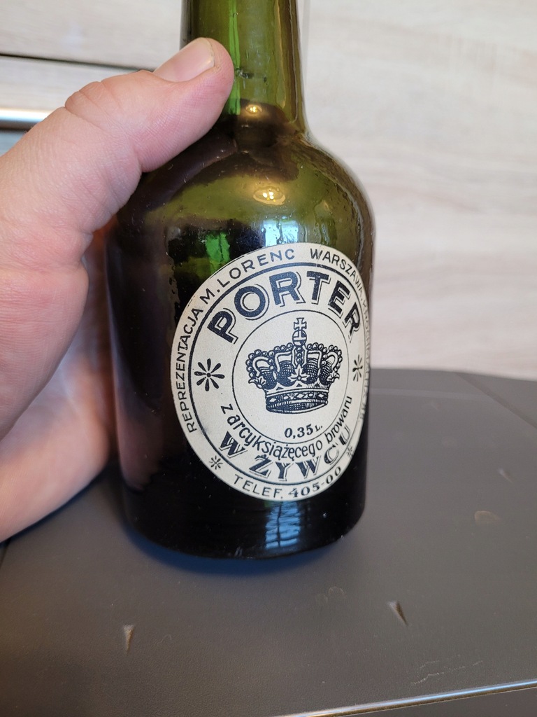 Piwo Porter Żywiec lata 30-ste + ołowiana nakładka - 11700758238 ...