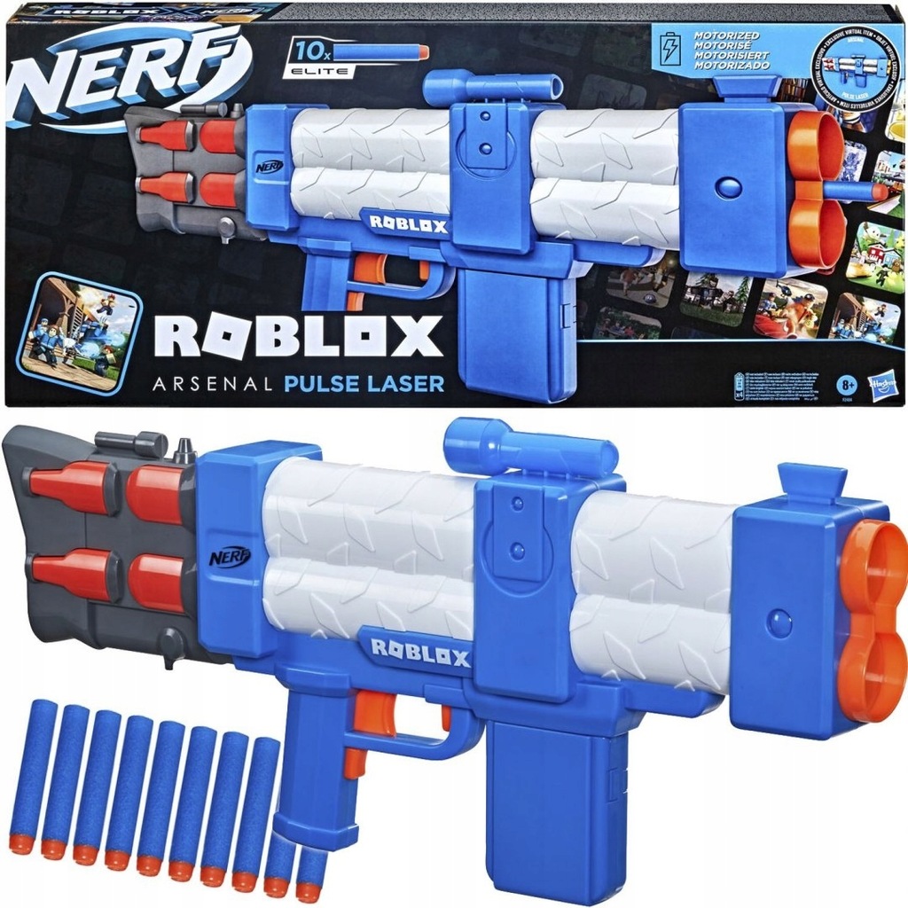 Hasbro Nerf Roblox Arsenal Pulse Laser Karabin - 12645247357 ...