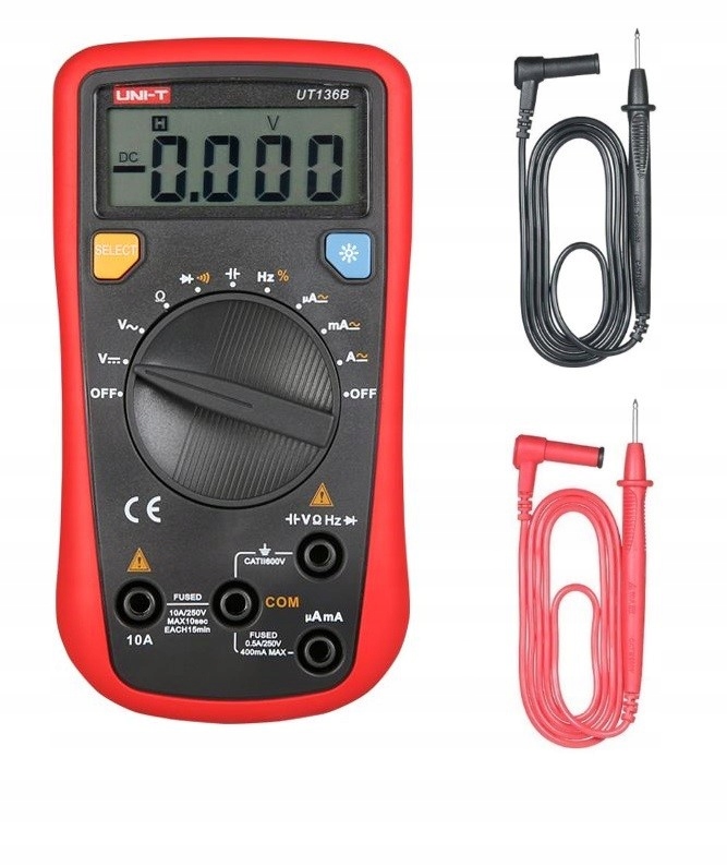 UNI-T UT136B Miernik multimetr uniwersalny AC DC - 8444041357 ...