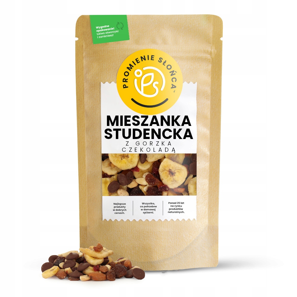 Mieszanka Studencka z GORZKĄ CZEKOLADĄ 500 g - 14128967485 - oficjalne archiwum Allegro