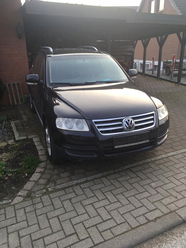 VW TOUAREG 7L LC9Z KOMPLETNY PRZÓD CZARNY IDEALNY - 8098325754 ...