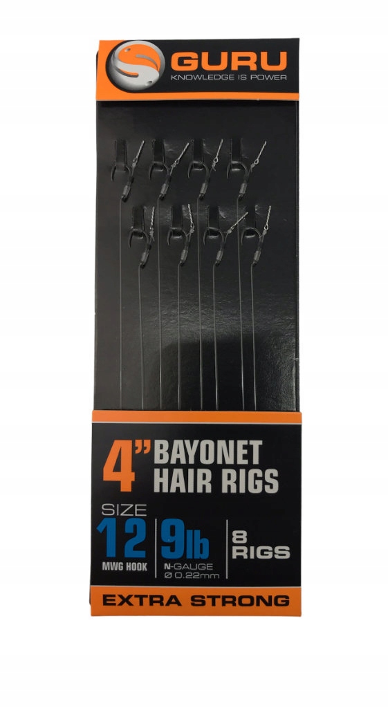 Guru 4" Bayonet Hair Rigs r.12 9lb 8 rigs - 13552527706 - oficjalne ...