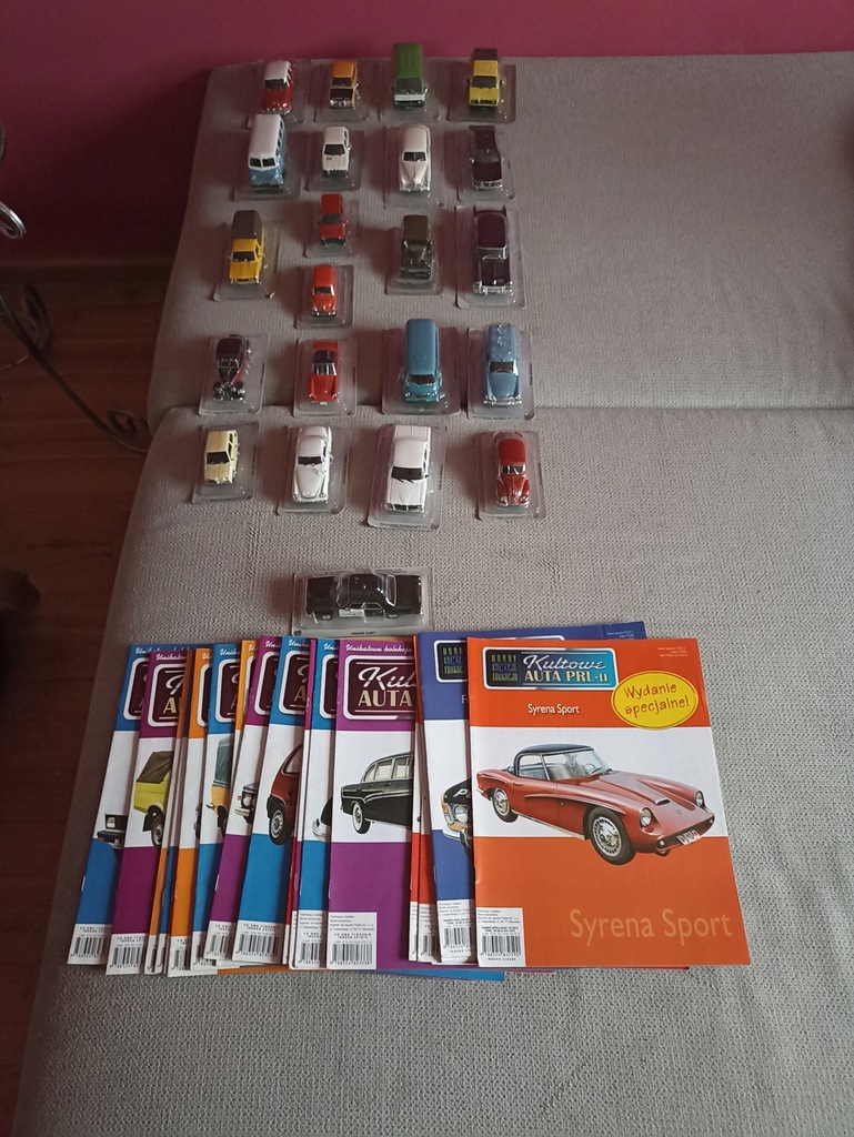 ZESTAW 21 MODELI ,, KULTOWE AUTA PRL-U'' + GRATIS - 12861107285 ...