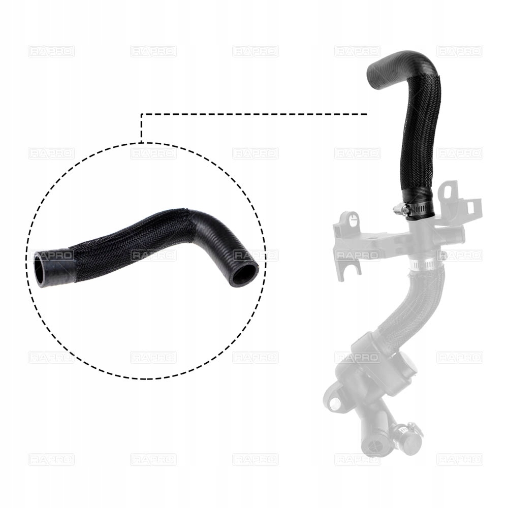 WĄŻ RURA CHŁODNICY CITROEN C2 C3 C4 C5 HDI 1336AG - 10869358623 ...