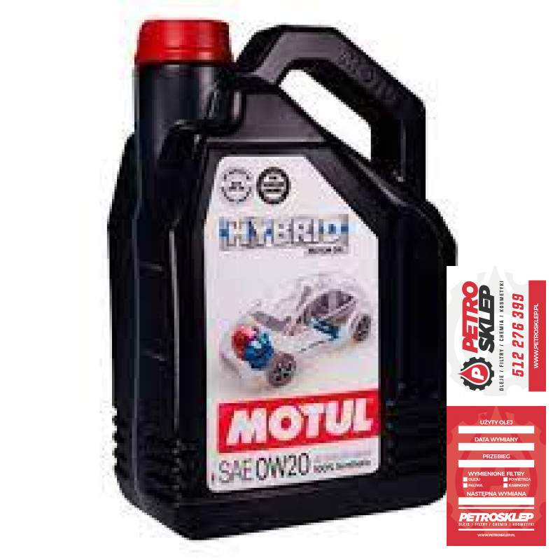 MOTUL 0W20 Hybrid Toyota Auris,Prius 4l - 12849161751 - oficjalne ...