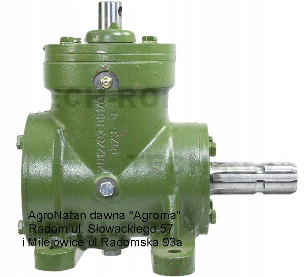 Przekładnia kątowa kompletna Rozsiewacz RNZ Rolmus - 10171449130 ...