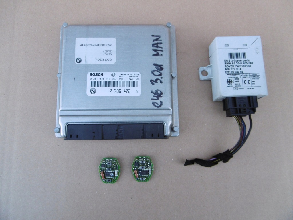 Komputer sterownik silnika BMW E46 3.0 d m57 184km - 13688855618 - oficjalne archiwum Allegro