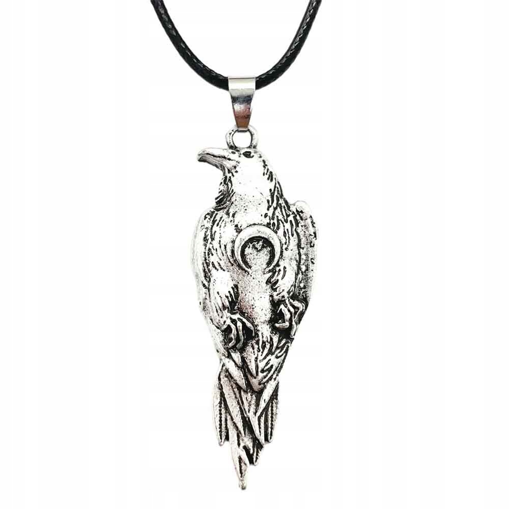 Viking Raven Amulet With Crescent Moon Symbol - 12529135718 - oficjalne ...