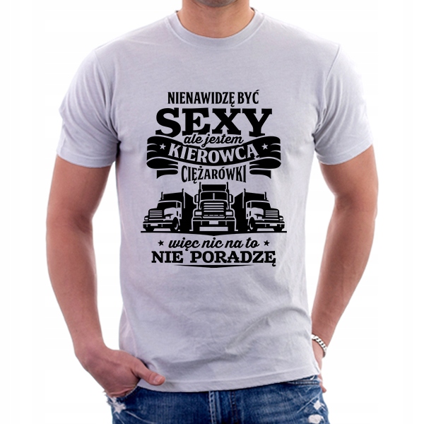Koszulka KIEROWCY CIĘŻARÓWKI TIRa RÓŻNE WZORY / S - 7940279873 - oficjalne archiwum Allegro