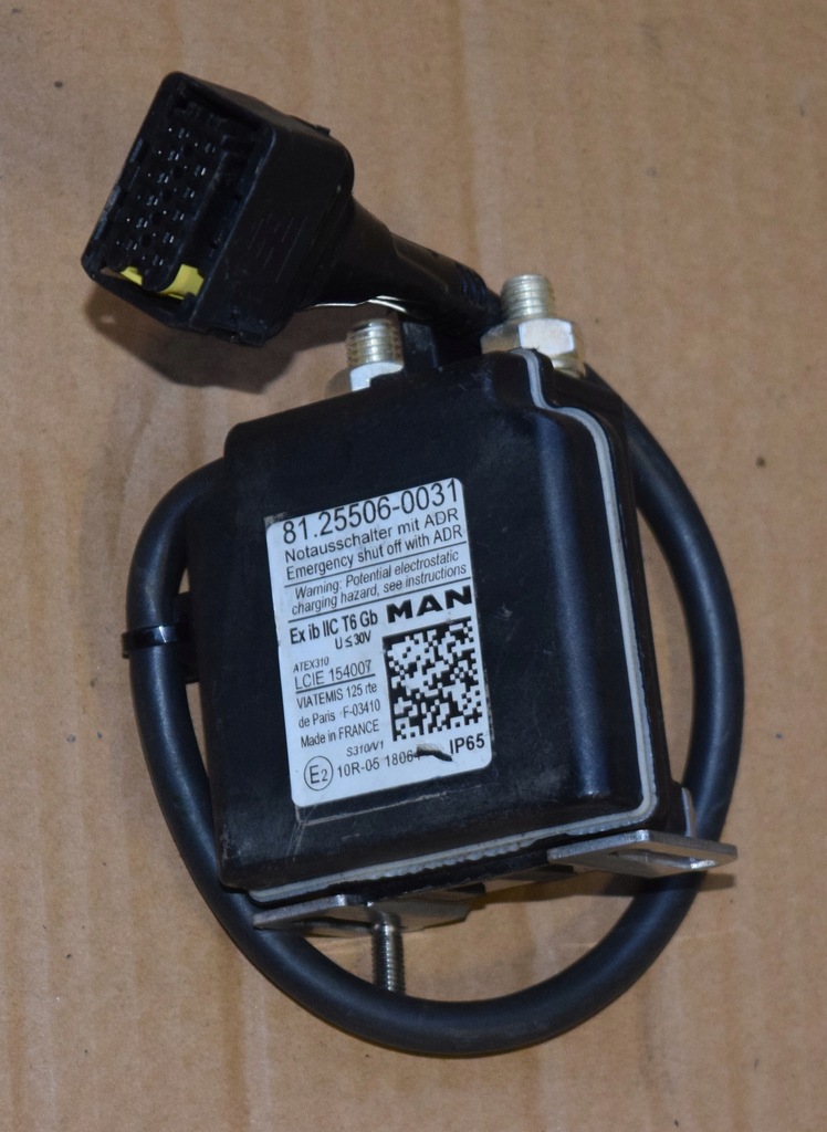 WYŁĄCZNIK AWARYJNY MASY HEBEL MAN E6 81.25506-0031 - 9983307683 ...