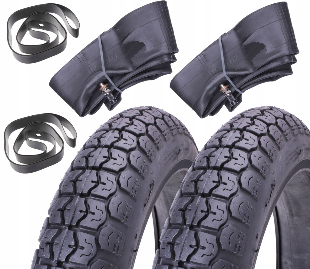 2X Opona 18 x 3,25 18-3.50 Dętka JAWA TS 350 MZ TS - 14044165415 ...