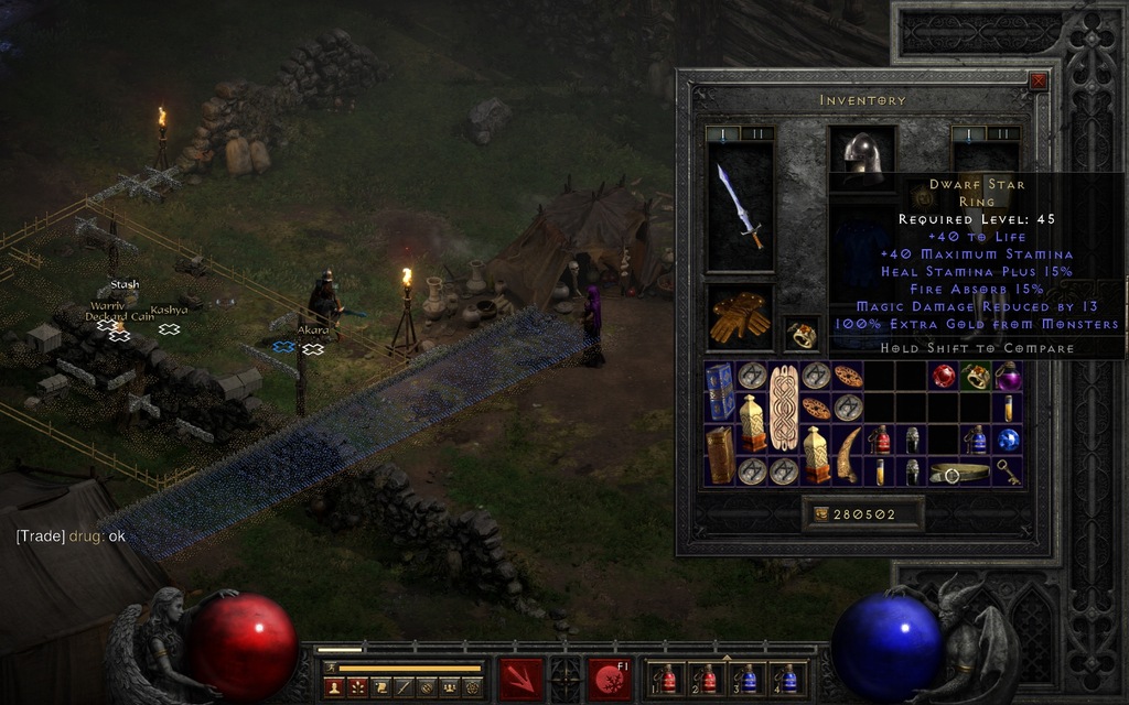 Dwarf Star Błękitny Karzeł Diablo 2 Resurrected SC - 11243274998 ...