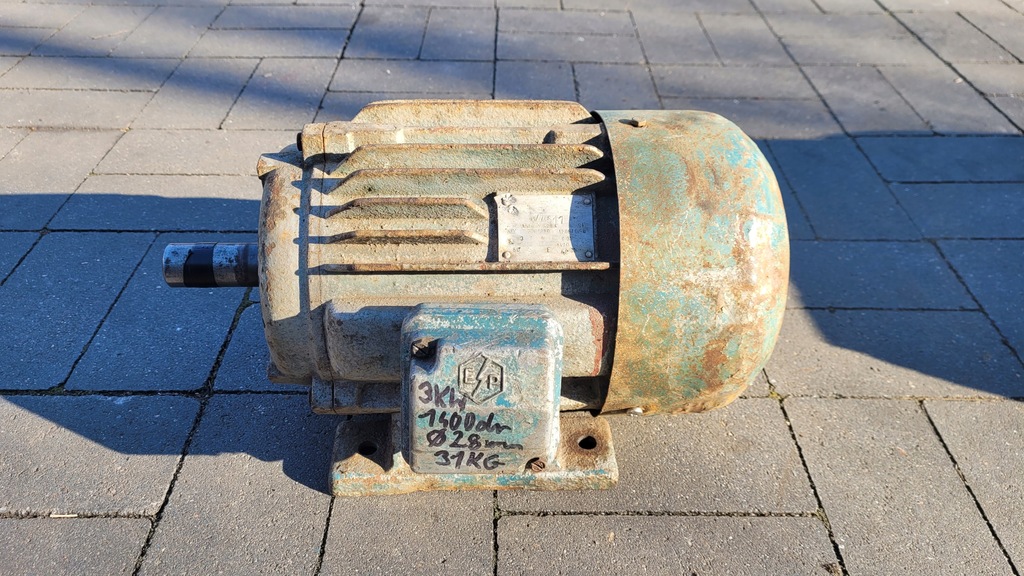 Silnik elektryczny VEM 3KW 1400 obrotów - 13315957736 - oficjalne archiwum Allegro