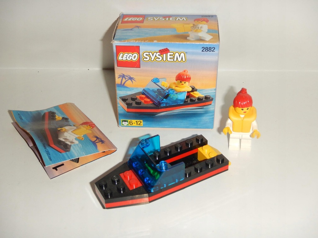 Lego 2882 Motorboat Pudełko USA Unikat !! - 11584750529 - oficjalne ...