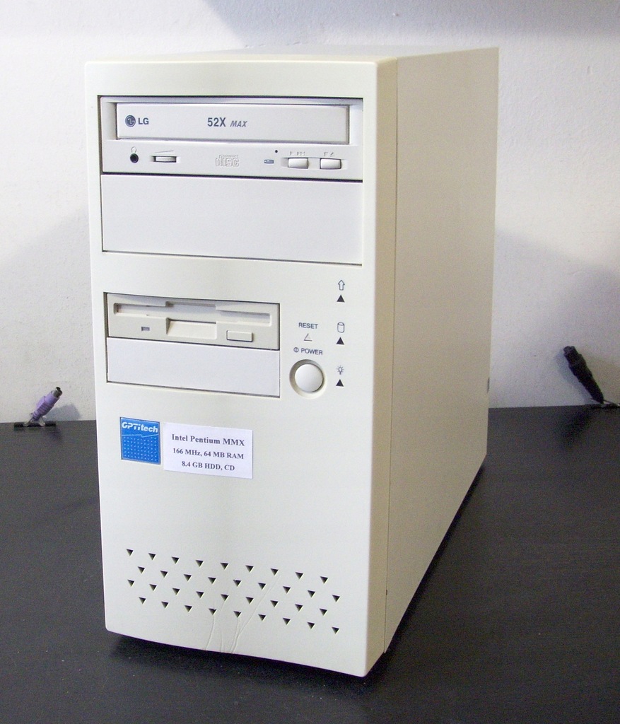 OPTIMUS Pentium 166 MMX 64MB 8.4GB CD Win 98 RETRO - 12301196037 ...