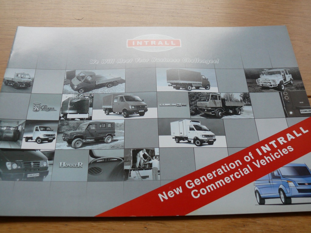 Prototyp Intrall Lubo prospekt 12 str. następca Daewoo Lublin Żuk - 14986589173 - oficjalne ...