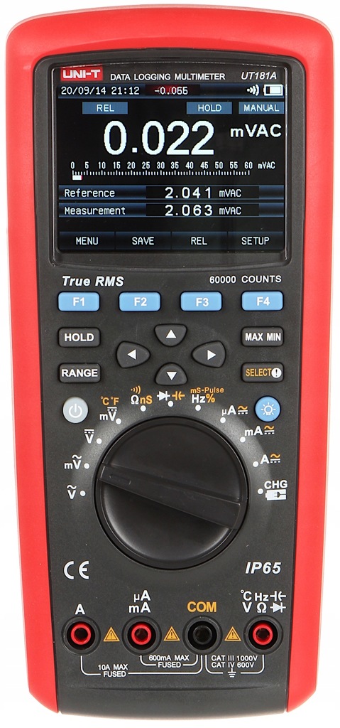 MIERNIK CYFROWY MULTIMETR UNIWERSALNY UNI-T UT-181 - 9715030067 - oficjalne archiwum Allegro