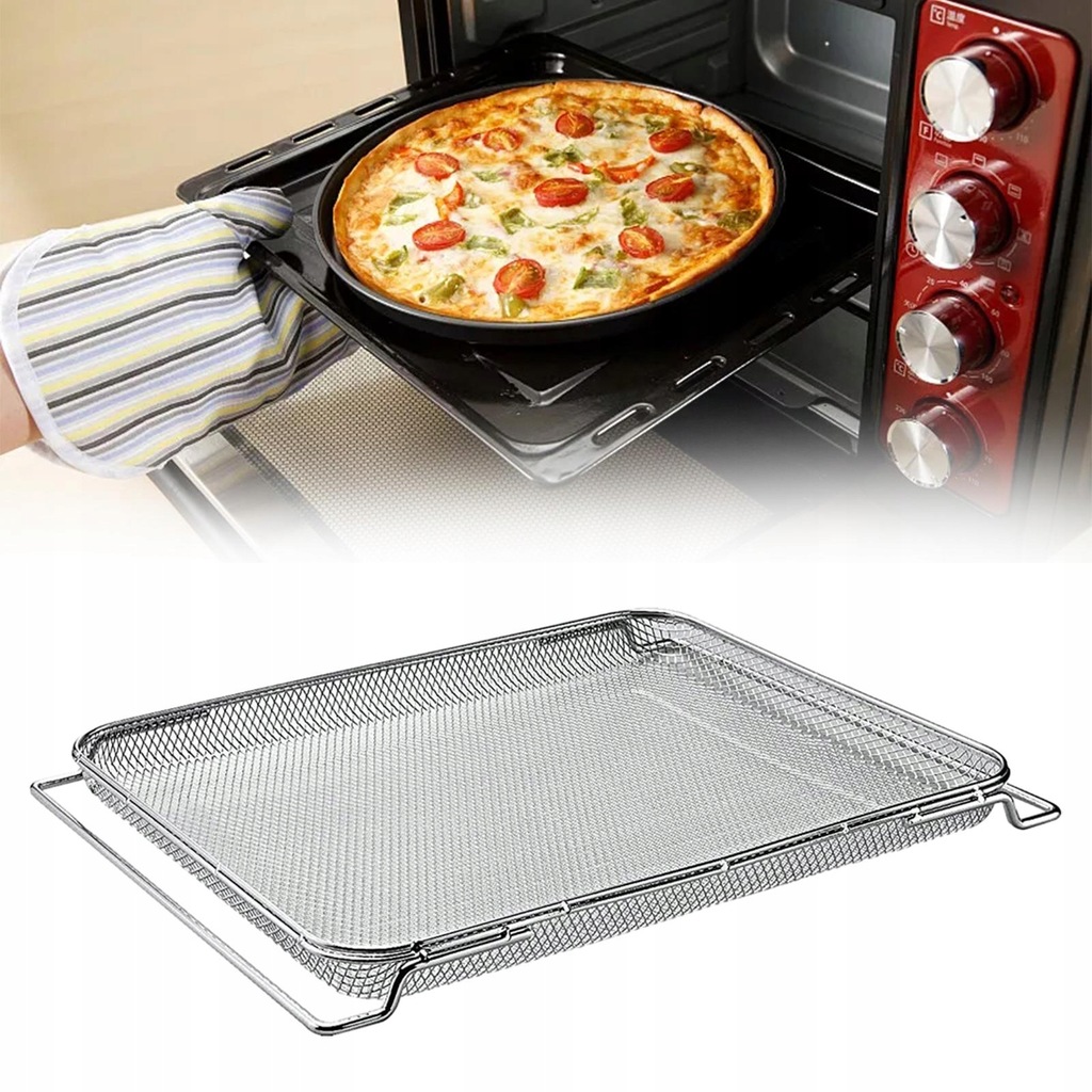 Oven Grill Mesh 36.7cmx28.6cm Oven Tools Stainless Steel Nonstick Mesh ...
