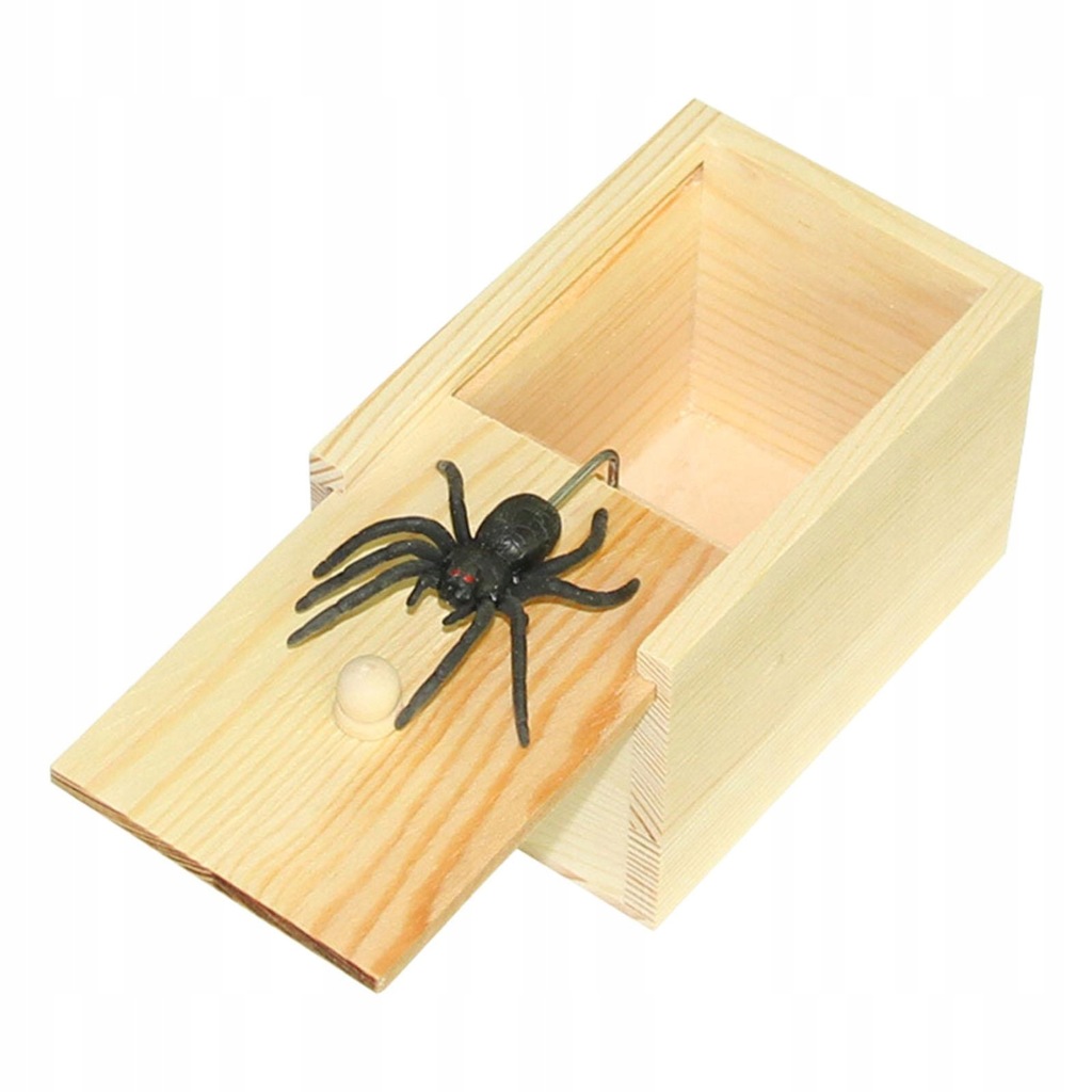 Wooden Spider Scare Box,Practical Joke - 13912285298 - oficjalne ...