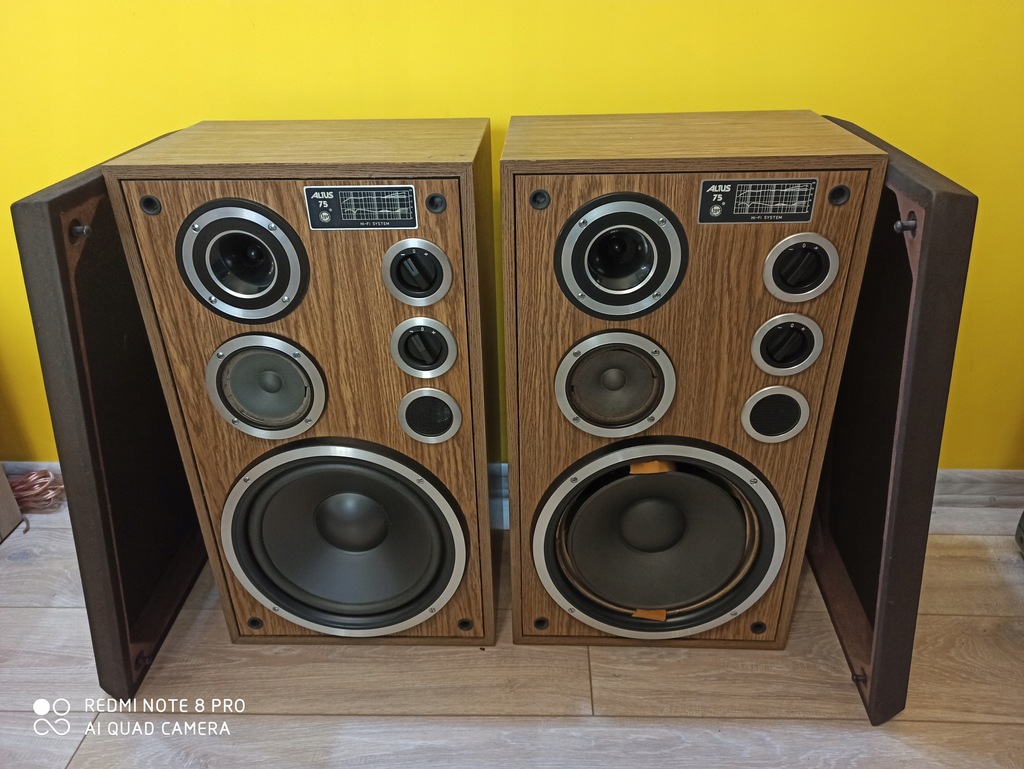 Kolumny Altus 75 Brązowe IDEALNE ! BDB TONSIL - 11379630286 - oficjalne ...