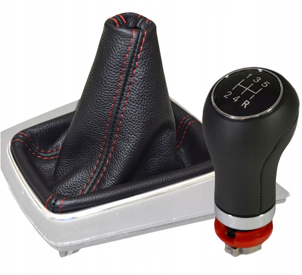 AUDI A4 B6 B7 Gałka Zmiany Biegów Mieszek Skóra 5B - 13195026988 ...