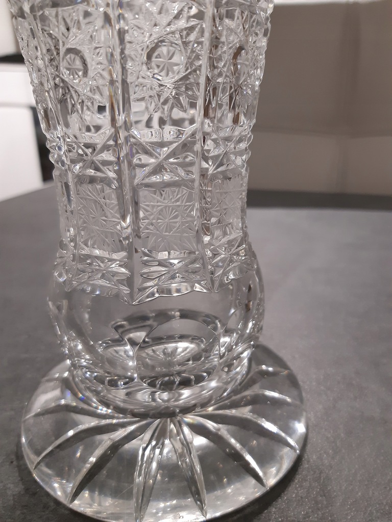 flakon kryształowy z czasów PRL - 14685257398 - oficjalne archiwum Allegro