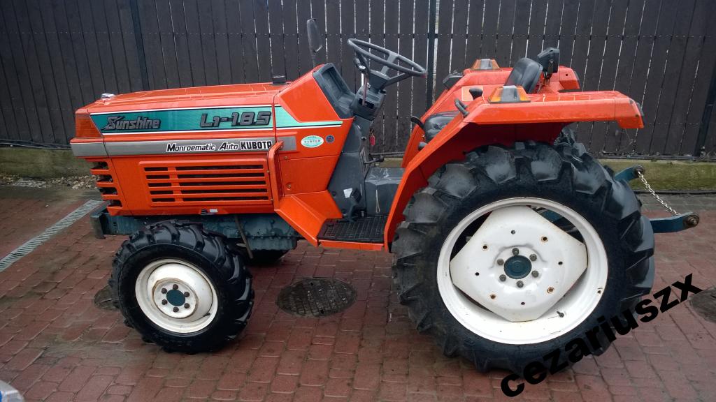KUBOTA L-185D mini traktorek-ciągniczek ogrodniczy - 5051296163 ...