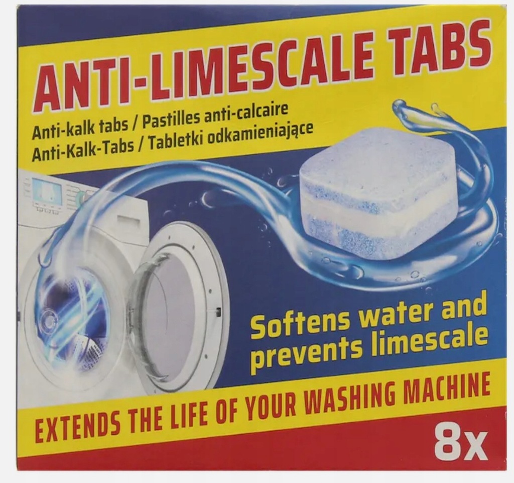 TABLETKI do PRANIA ZMIĘKCZAJĄCE WODĘ ANTY KAMIEŃ - 12861385333 ...