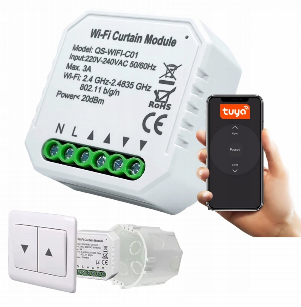 Inteligentny moduł rolet WiFi QS-WiFi-C01 - 12757913701 - oficjalne ...