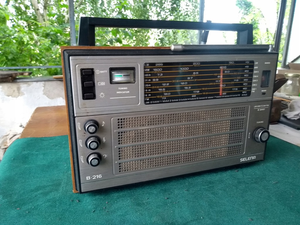 Radio Selena B-216 eksportowe PRL ZSRR BCM - 14087196807 - oficjalne ...