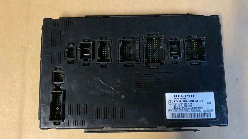 MERCEDES ML GL W164 X164 MODUŁ SAM KOMFORTU TYŁ - 12100613751 ...