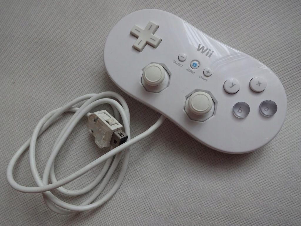 Wii classic controller gamepad pad ORYGINALNY - 14974795690 - oficjalne ...