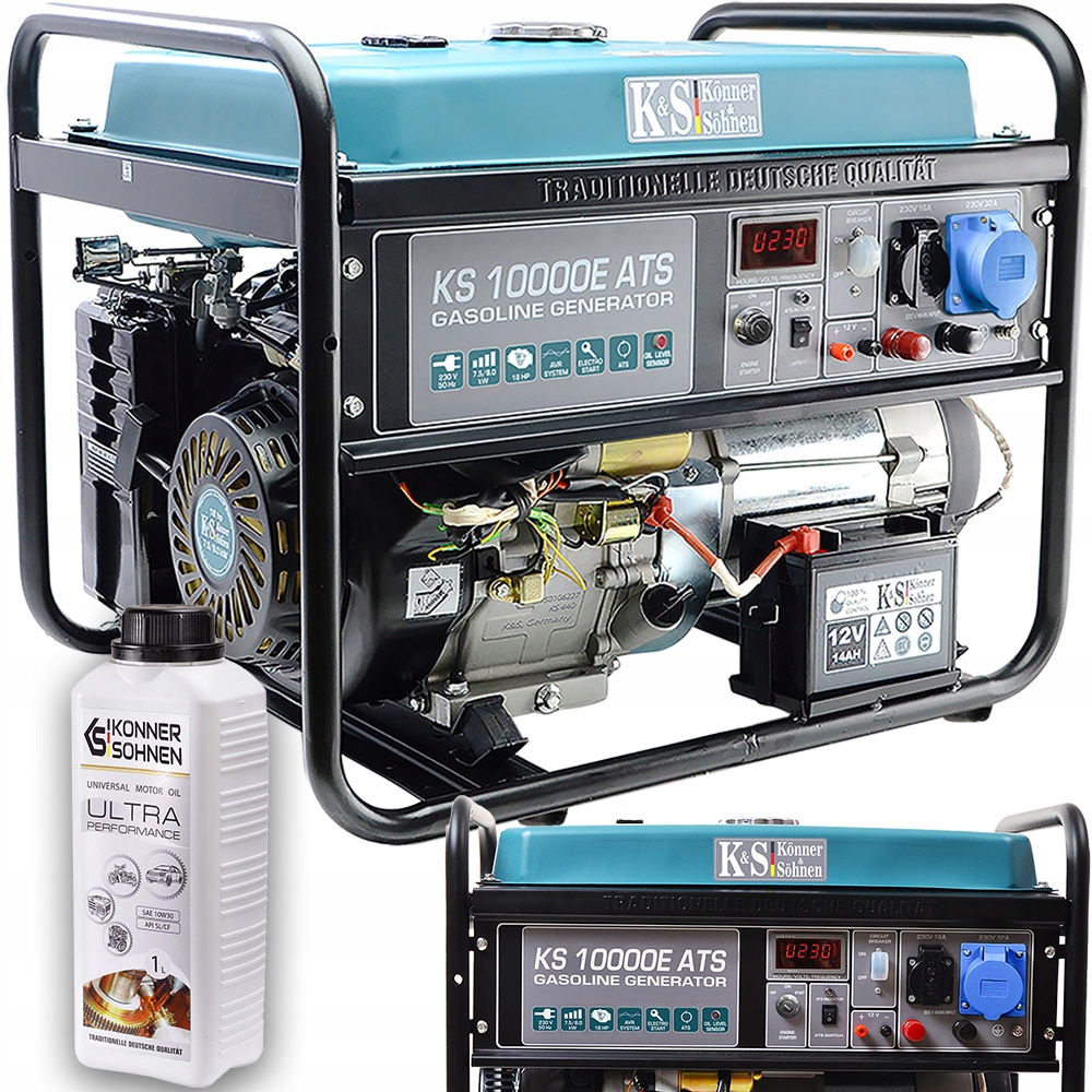 AGREGAT PRĄDOTWÓRCZY KS 10000E ATS ESTART 8kW 18KM - 12543233688 - oficjalne archiwum Allegro