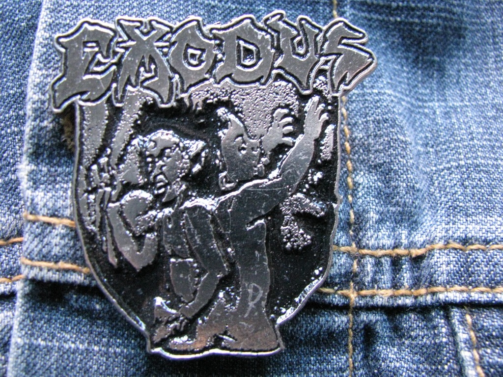EXODUS thrash metal pin metalowy przypinka - 12649979790 - oficjalne ...