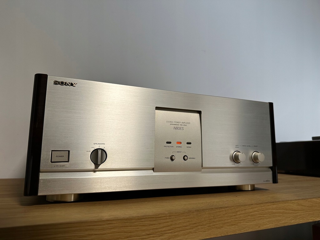 SONY TA-N80ES KOŃCÓWKA MOCY LEGENDARNA ŚLICZNA SZAMPAŃSKA ZŁOTA PIĘKNA ...