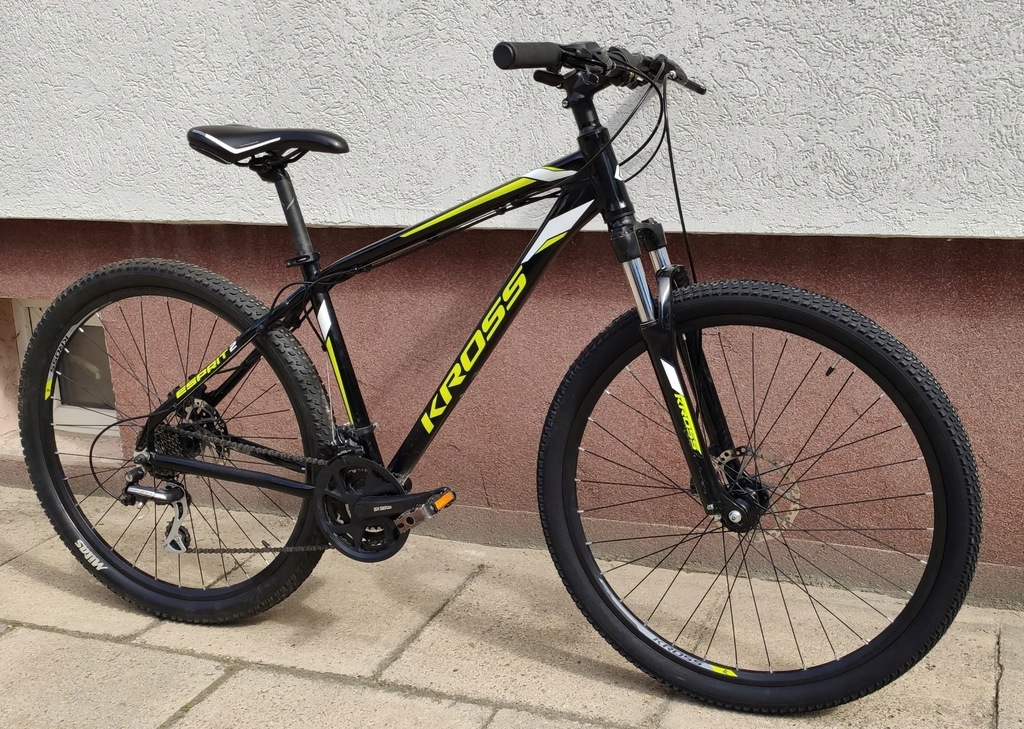 Rower MTB Kross Esprit 2 czarny rama 17 cali 27,5 - 14180184059 - oficjalne archiwum Allegro