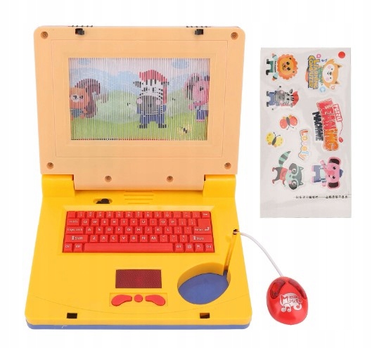 LAPTOP KOMPUTER KOMPUTEREK DLA DZIECI EDUKACYJNY DO NAUKI I ZABAWY ...