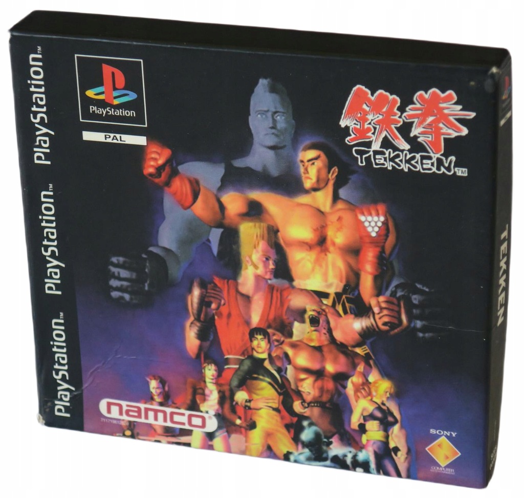 PS1 TEKKEN CARDBOARD PLAYSTATION 1 PSX - 13815049979 - oficjalne ...